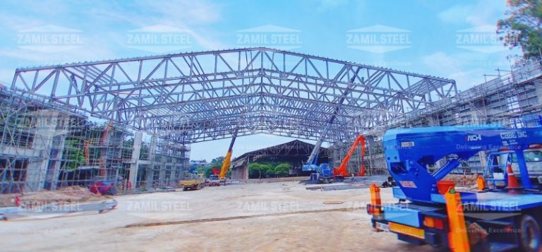 Structural Steel | Warehouse building project by Zamil Steel Philippines