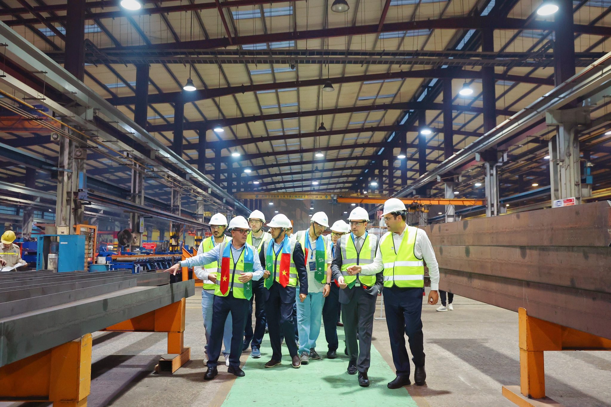 Saudi Arabia Delegation visits Zamil Steel Vietnam's Factory in Hanoi